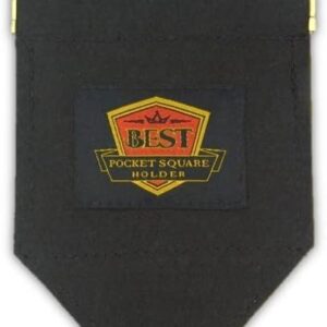 Best Pocket Square Holder, Black, Size One Size