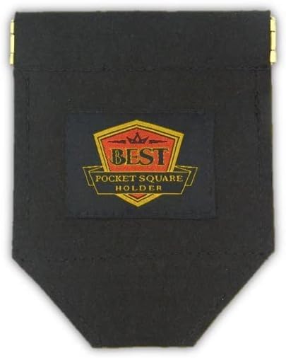 Best Pocket Square Holder, Black, Size One Size