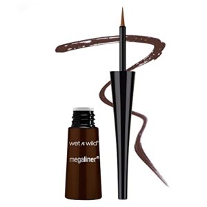 wet n wild megaliner liquid eyeliner - dark brown