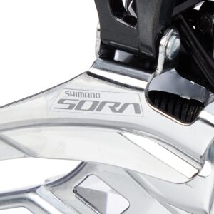 SHIMANO Front Mech Sora R3030 9s tpl 28.6/31.8/34.9, Black