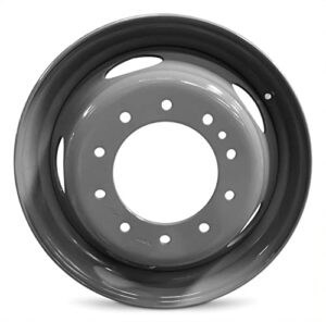 for 2005-2022 ford f450sd f550sd 19 inch gray painted steel rim - oe direct replacement - road ready car wheel