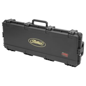 skb cases 3i-4214-mpl iseries mathews hard shell exterior waterproof bow case with skate style wheels and trigger release latch system, black