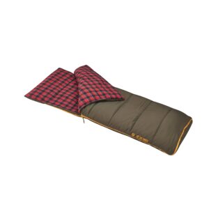 sjk big timber pro 20 degree sleeping bag, brown