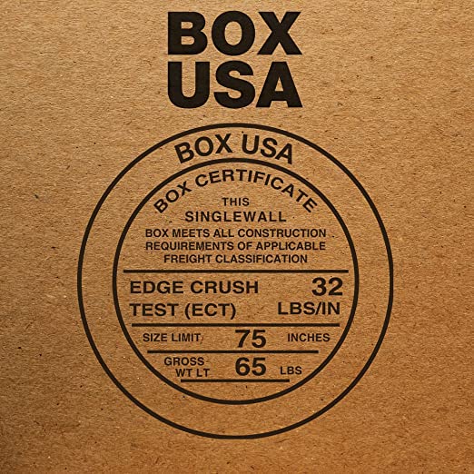 BOX USA Shipping Boxes Small 6"L x 4"W x 3"H, 50-Pack | Corrugated Cardboard Box for Packing, Moving and Storage