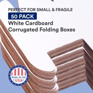 BOX USA Shipping Boxes Small 6"L x 4"W x 3"H, 50-Pack | Corrugated Cardboard Box for Packing, Moving and Storage