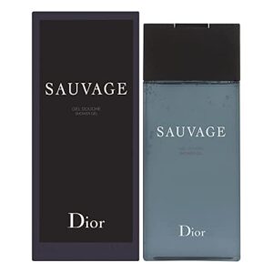 christian dior sauvage shower gel for men, 6.8 ounce