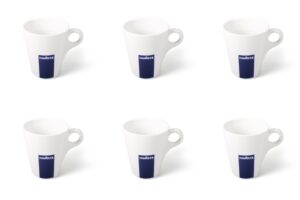 holland plastics original brand 6 x lavazza coffee/cappuccino/latte mugs-capacity 10oz