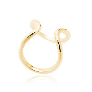 chelseachicnyc double infinity wrap around statement ring (gold)