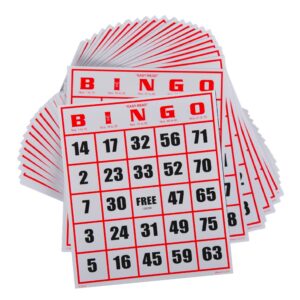 Regal Bingo Jumbo Bingo Cards Deck Reusable - Bingo Games for Family - 50 Playing Cards