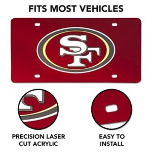 Rico Industries Laser Inlaid Metal License Plate Tag, , 6 x 12-inches