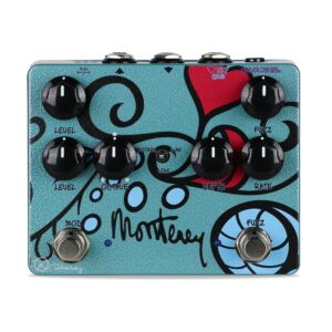 keeley monterey rotary fuzz vibe effects pedal, multi (kmont)