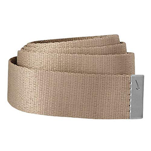 Nike Men's Standard 3 Pack Web Belt, Black/Cargo Khaki/Khaki, One Size