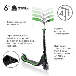 Flow 2 Wheel Adjustable Height Kick Scooter (Green)