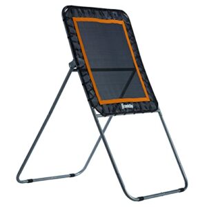 franklin sports lacrosse rebounder - lax bounce back net + rebounder - portable shooting practice training aid for kids + adults - 4' x 3'