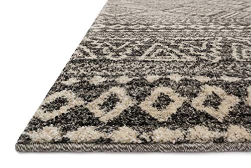 Loloi Emory Graphite/Ivory 2'-5" x 7'-7" Runner Rug