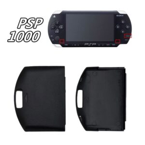 Battery Back Door Cover Case Replacement for Sony PSP 1000 1001 1002 1003 Fat Black New