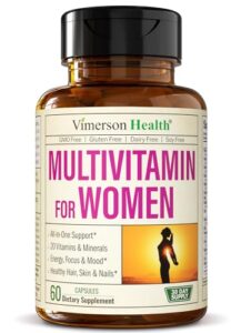 multivitamin for women - womens multivitamin & multimineral supplement for energy, mood, hair, skin & nails - womens daily multivitamins a, b, c, d, e, zinc, calcium & more. women's vitamins capsules