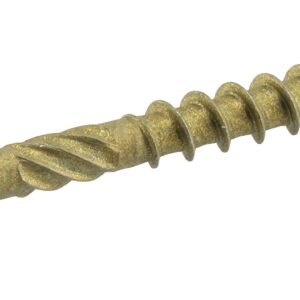 Power Pro 967886 Trim Screws, #8 x 2-1/2", All Purpose Wood, Deck, Composite, and Exterior Trim Screws, Rust Resistant, Bronze, 2500pcs Box