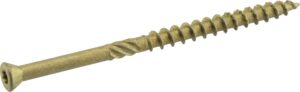 power pro 967886 trim screws, #8 x 2-1/2", all purpose wood, deck, composite, and exterior trim screws, rust resistant, bronze, 2500pcs box