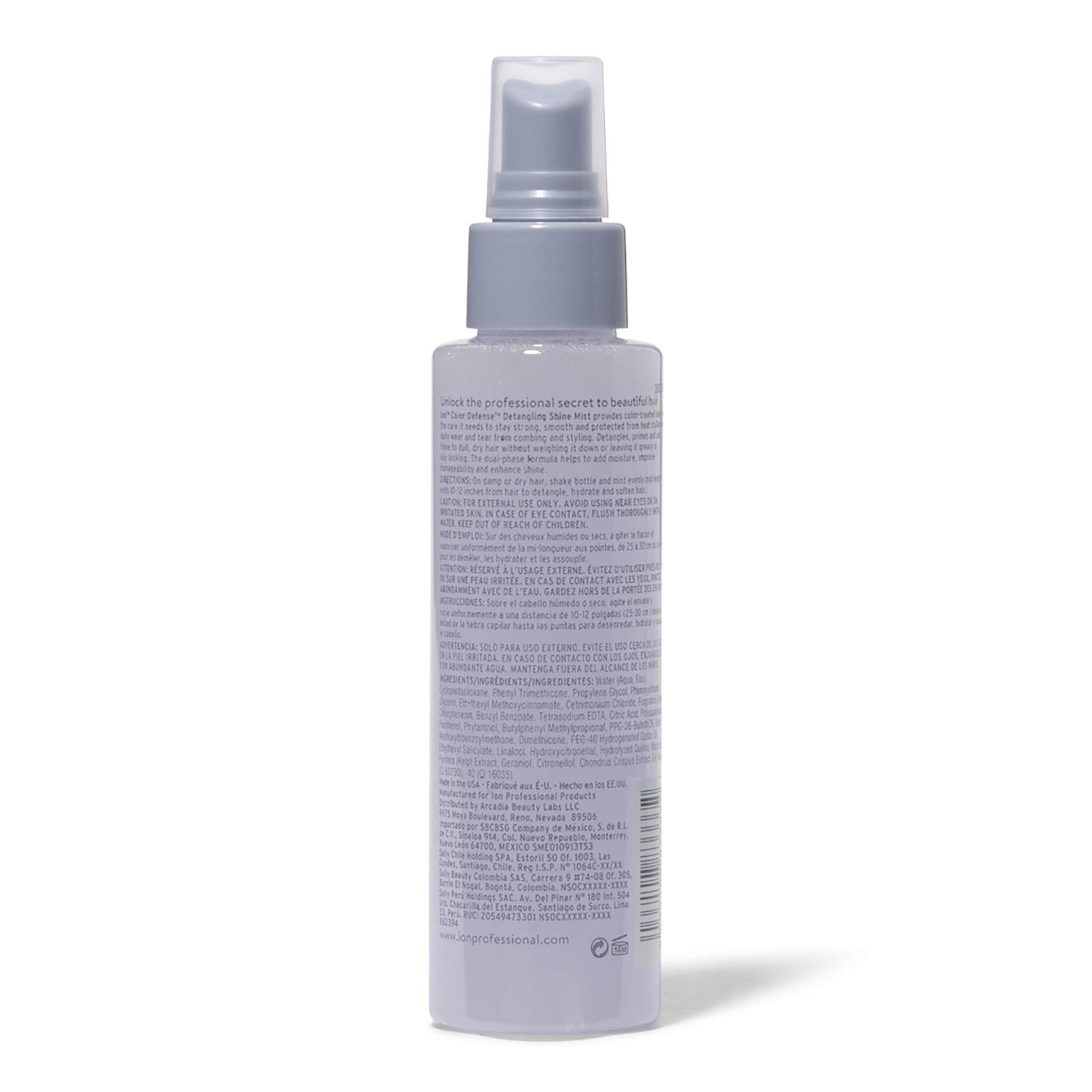 ion Color Defense Detangling Shine Mist