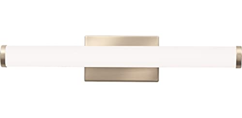 Lithonia Lighting FMVCCL 24IN MVOLT 30K 90CRI BN M6 2 ft. Brushed Nickel Contemporary Cylinder Vanity LED 3000K Fixture