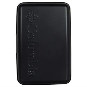 columbia men's metal hard case rfid credit card holder wallet