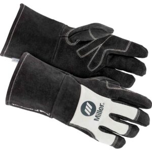 miller electric mig welding gloves 271888 - size large