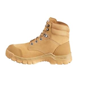 carhartt men's 6 inches rugged flex waterproof soft toe work boot, wheat - 9.5 m us