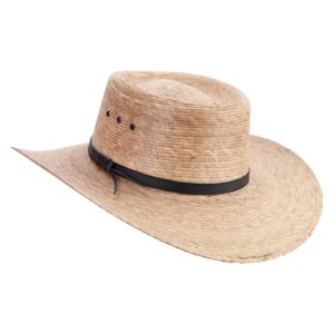 Men's Palm Braid Gambler Hat - Dk Natural L