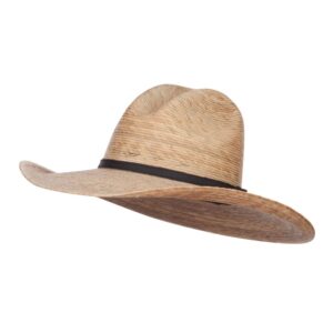 palm braid ranchero cowboy hat - dk palm xl