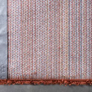 Unique Loom Solo Solid Shag Collection Modern Plush Terracotta Area Rug (12' x 15')