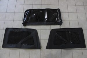 jeep wrangler 2 door tinted soft top window kit mopar oem