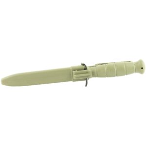 Glock OEM Field Knife 6.5" Fixed Blade with Root Saw, Battlefield Green