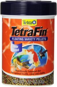 tetra 77035 tetrafin floating variety pellets, 1.87-ounce, 185-ml (4 pack)