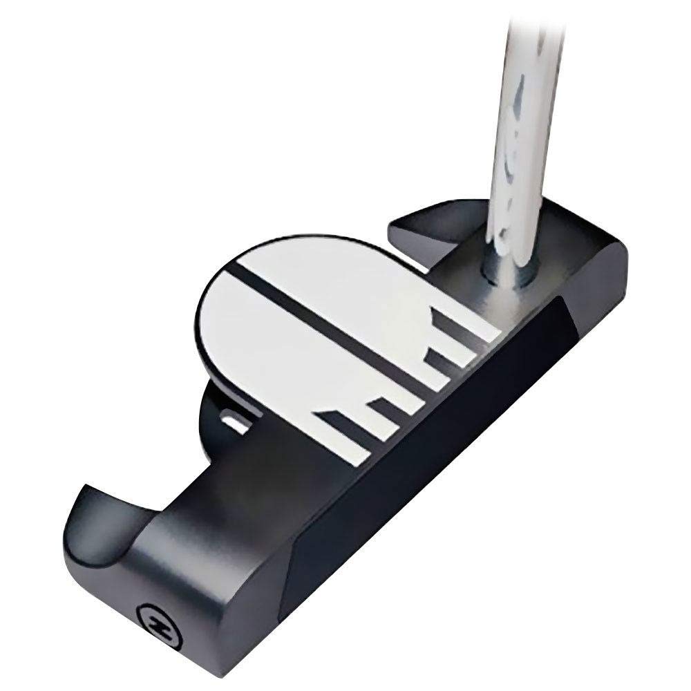 KICK-X GOLF Z-Ball Z2 Midsize Mallet Putter with Heel Shaft, Right Hand, 34"