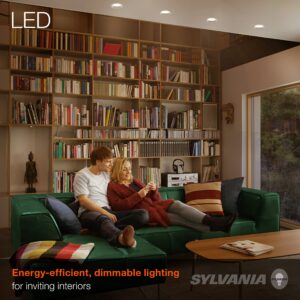 SYLVANIA LED PAR38 Light Bulb, 90W = 13W, 10 Year, Non-Dimmable, 1050 Lumens, Wet Rated, Energy Star, 3000K, White - 2 Pack (79276)