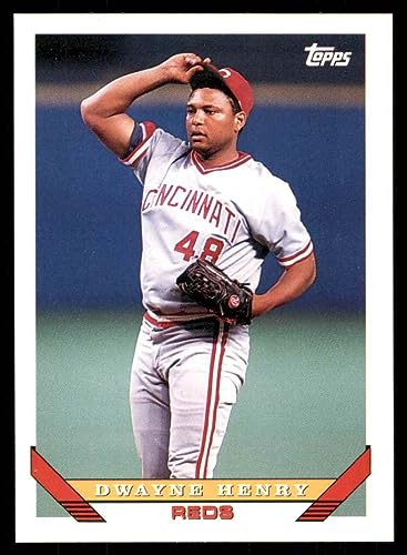 1993 Topps # 29 Dwayne Henry Cincinnati Reds (Baseball Card) NM/MT Reds