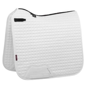 Suede Dressage Square White Large