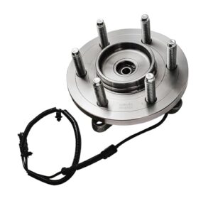 Detroit Axle - 4WD Front Wheel Bearing Hubs for 2011-2014 Ford F-150 Expedition Lincoln Navigator, Replacement 2012 2013 F-150 Expedition Navigator Wheel Bearing and Hubs Assembly Set