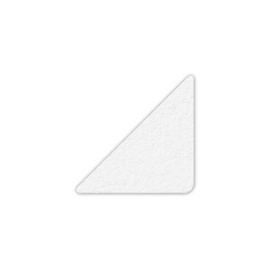 INCOM Manufacturing: Workplace Marker 3" Triangle, White (Pack of 25)