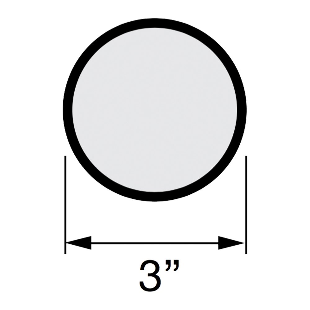 INCOM Manufacturing: Workplace Marker 3" Circle, Yellow (Pack of 25)