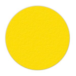 INCOM Manufacturing: Workplace Marker 6" Circle, Yellow (Pack of 25)