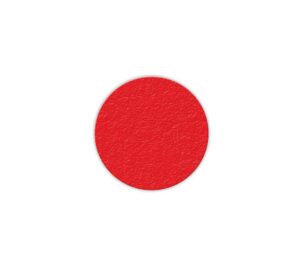 incom manufacturing: workplace marker 3" circle, red (pack of 25)