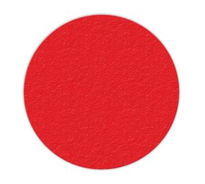 incom manufacturing: workplace marker 6" circle, red (pack of 25)