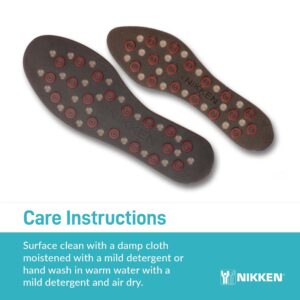 Nikken Kenko mStrides® Insoles 20211 Men Shoe Sizes 7 to 12 - Pair -Cut to Fit - Magnetic Technology