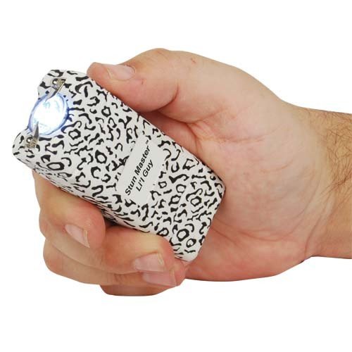 Li'l Guy 12 Million Volt Animal Print Mini Stun Gun Flashlight