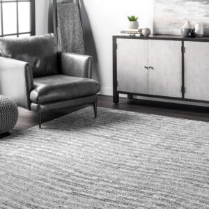 nuLOOM Sherill Abstract Transitional Area Rug, 5x8, Grey