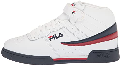 Fila womens Fila F-13 Big Kids Sneaker, White/Navy/Red, 5.5 Big Kid US