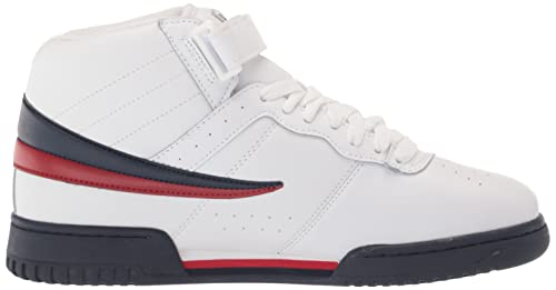 Fila womens Fila F-13 Big Kids Sneaker, White/Navy/Red, 5.5 Big Kid US