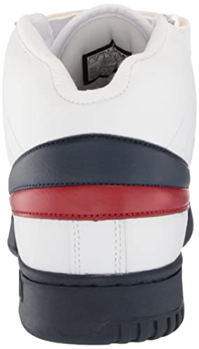 Fila womens Fila F-13 Big Kids Sneaker, White/Navy/Red, 5.5 Big Kid US